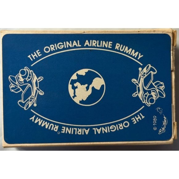Games | Vintage The Original Airline Rummy Playing Cards Airplane ...